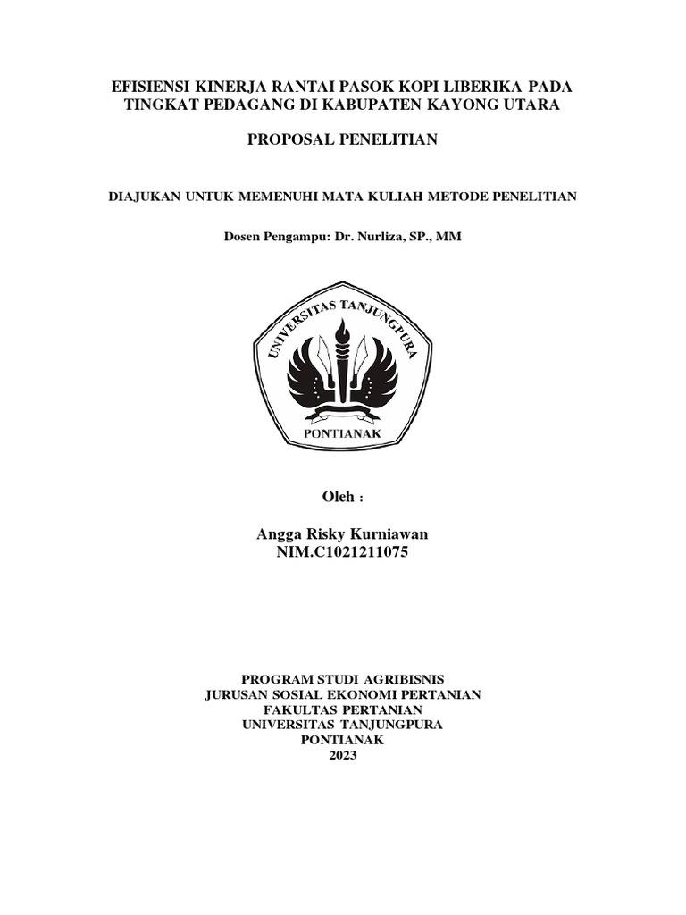 Angga Risky Kuniawan - C1021211075 - Efisiensi Kinerja Rantai Pasok ...