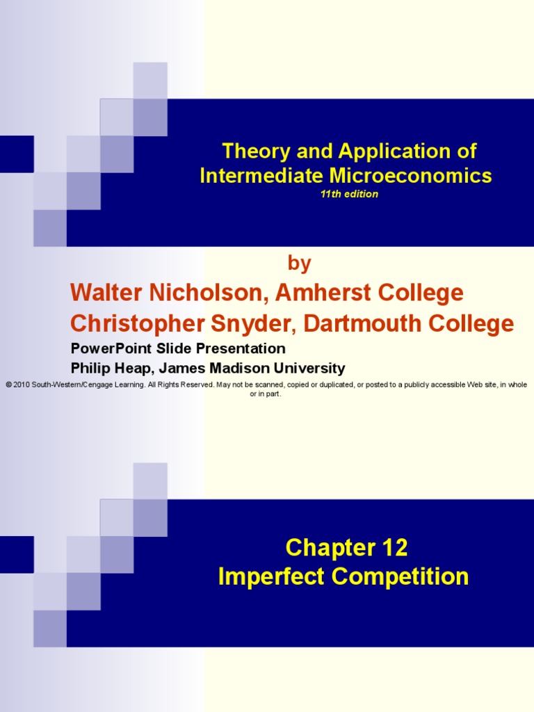 Item 11 - Imperfect Competition | PDF | Economic Equilibrium | Profit ...