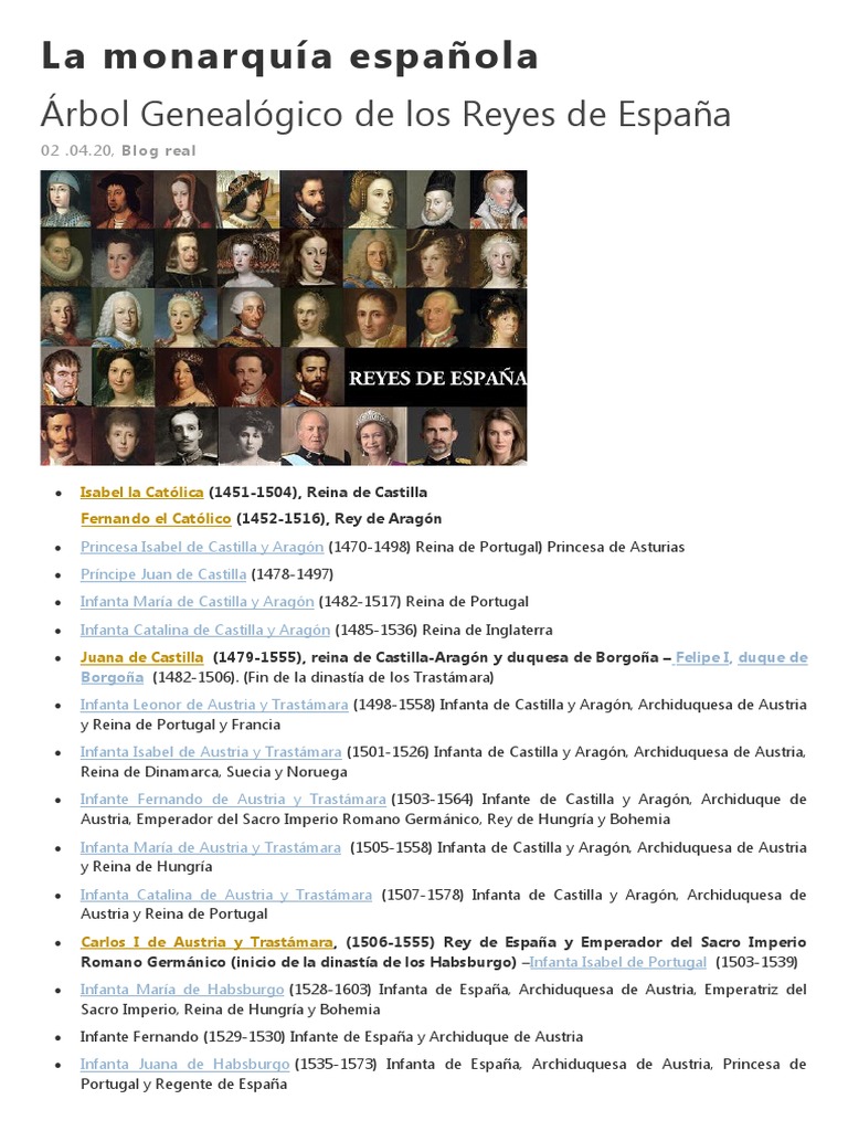 La Monarquía Española | PDF | Casa de los Habsburgo | Casa de borbón