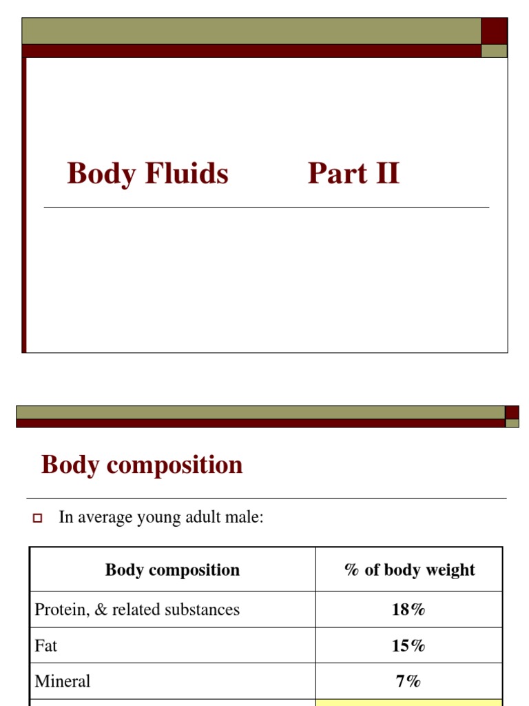 Cell Physiology Body Fluids Part II | PDF | Cell Membrane | Osmosis