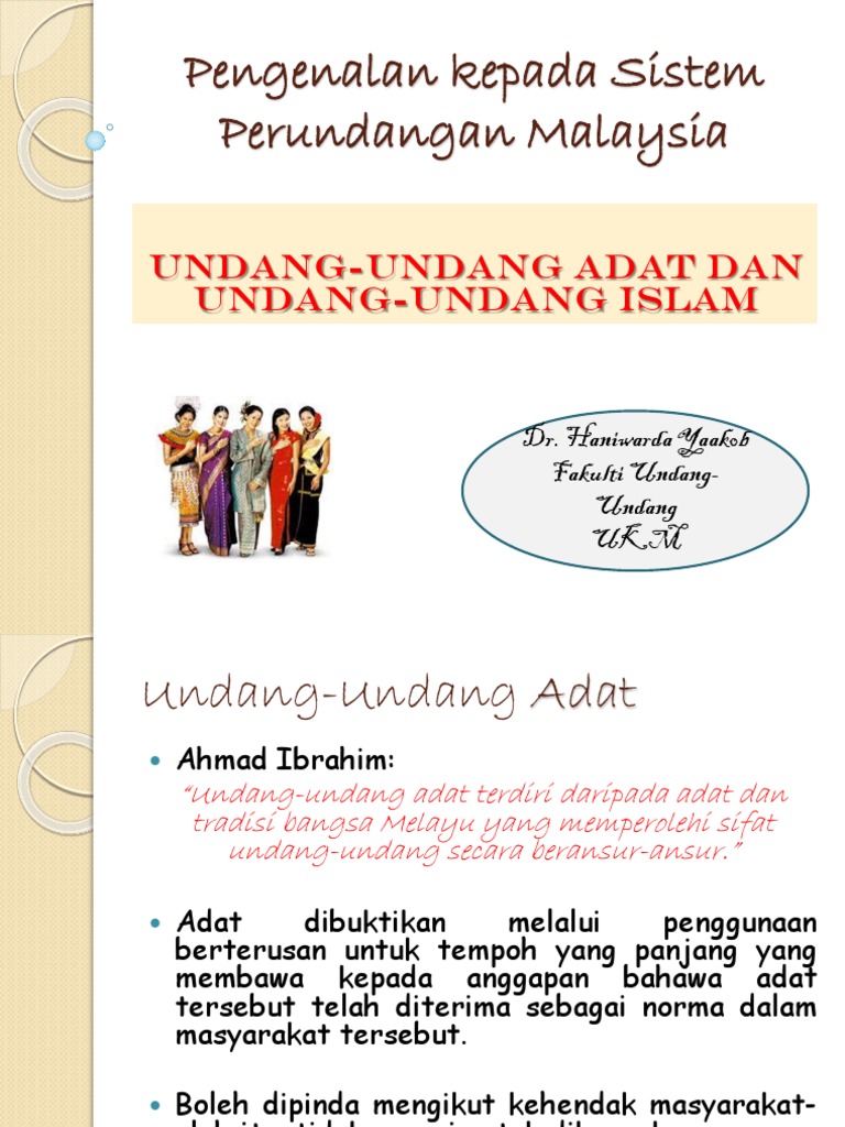 MLS (Undang-Undang Adat Dan Islam) | PDF