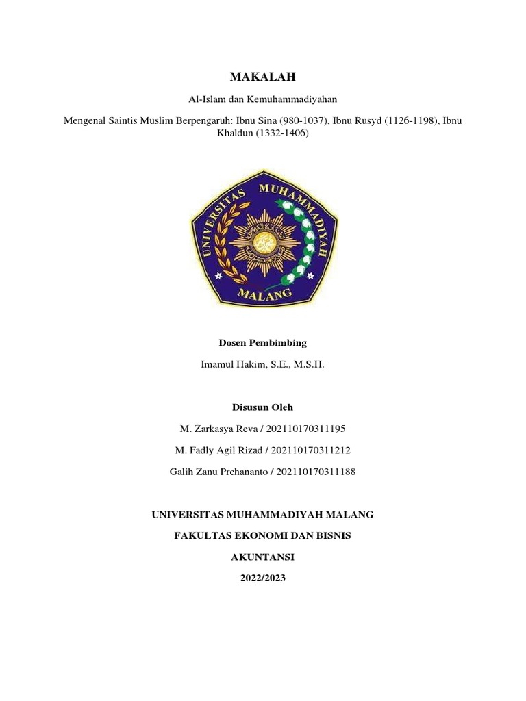 AIK KEL 4 Saintis Muslim | PDF