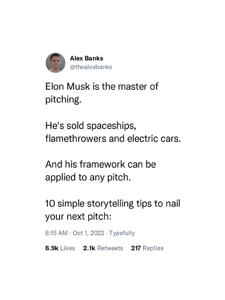Elon Musk S Storytelling Principles 1670293168 | PDF
