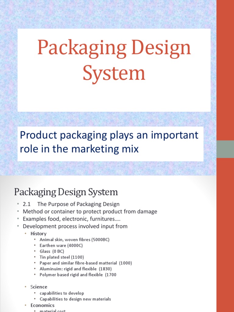 FUR633 Topic 2 - Product Packaging Plays An Important Role in The ...