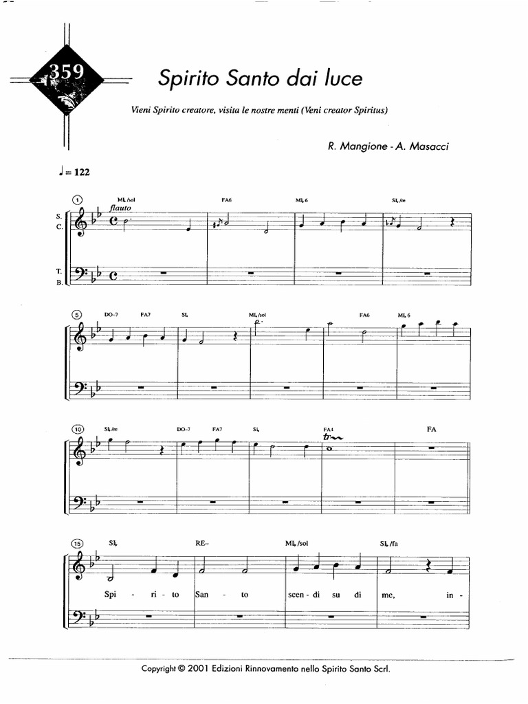 Spirito Santo Dai Luce | PDF