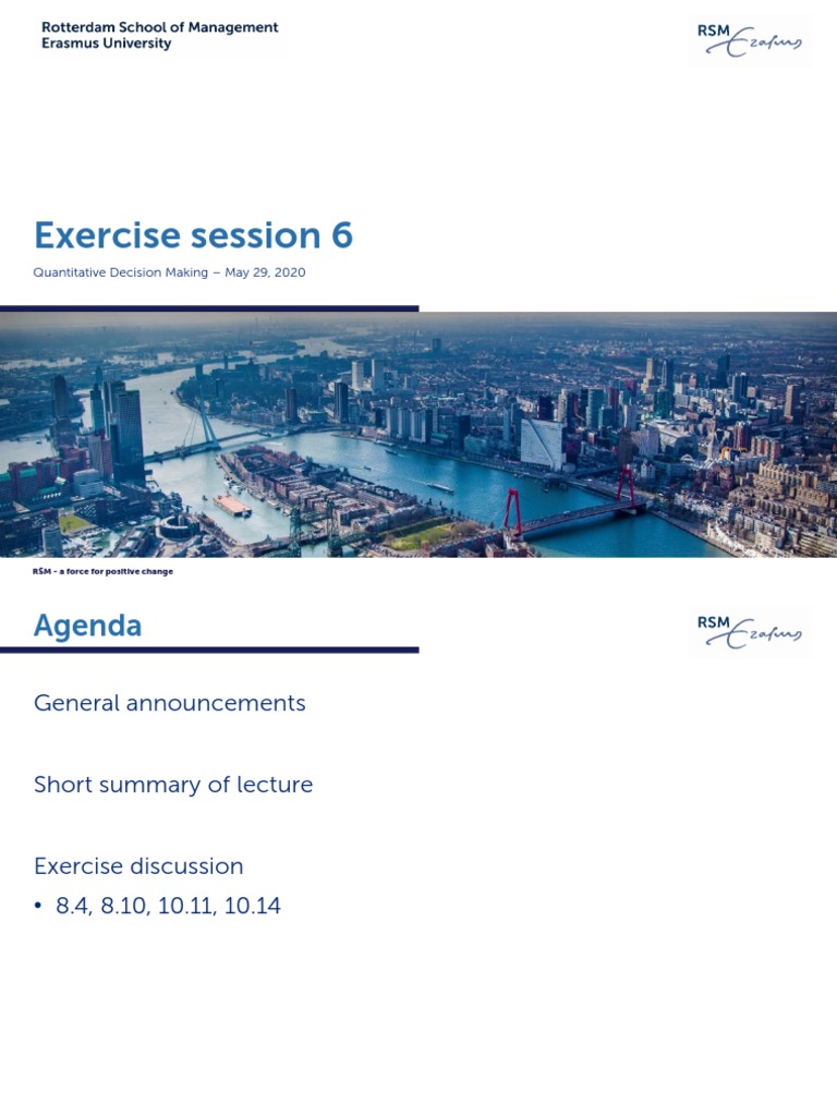 Slides Exercise Session 6 | PDF | Mathematical Optimization | Applied Mathematics