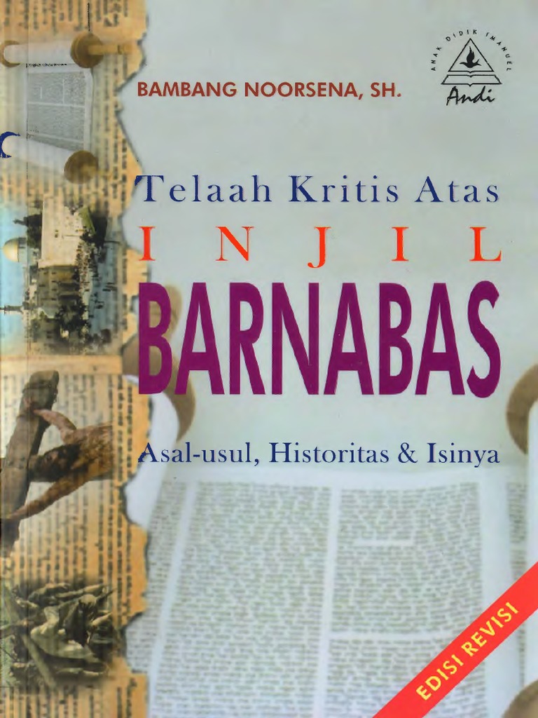 Telaah Kritis Atas Injil Barnabas (Ba... (Z-Library) | PDF | Agama ...