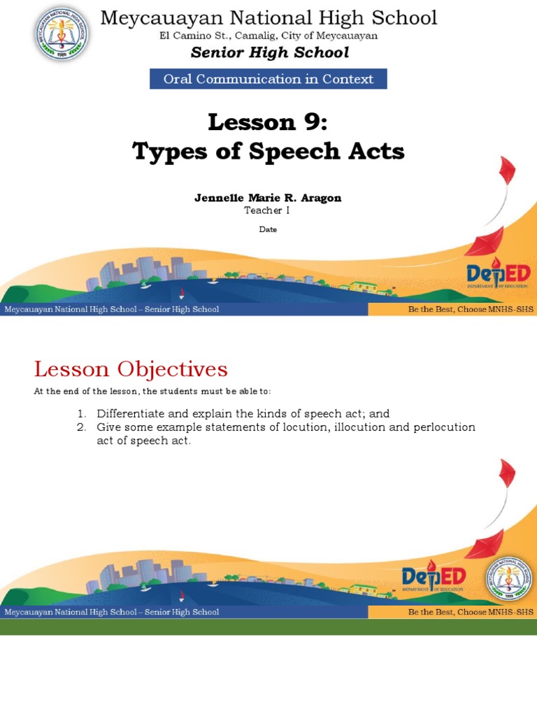 OC Lesson 9 | PDF | Human Communication | Cognition