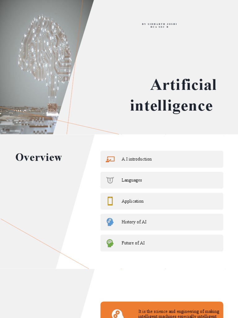 Artificial Intelligence Presentation Seminar | PDF | Artificial Intelligence | Intelligence (AI ...