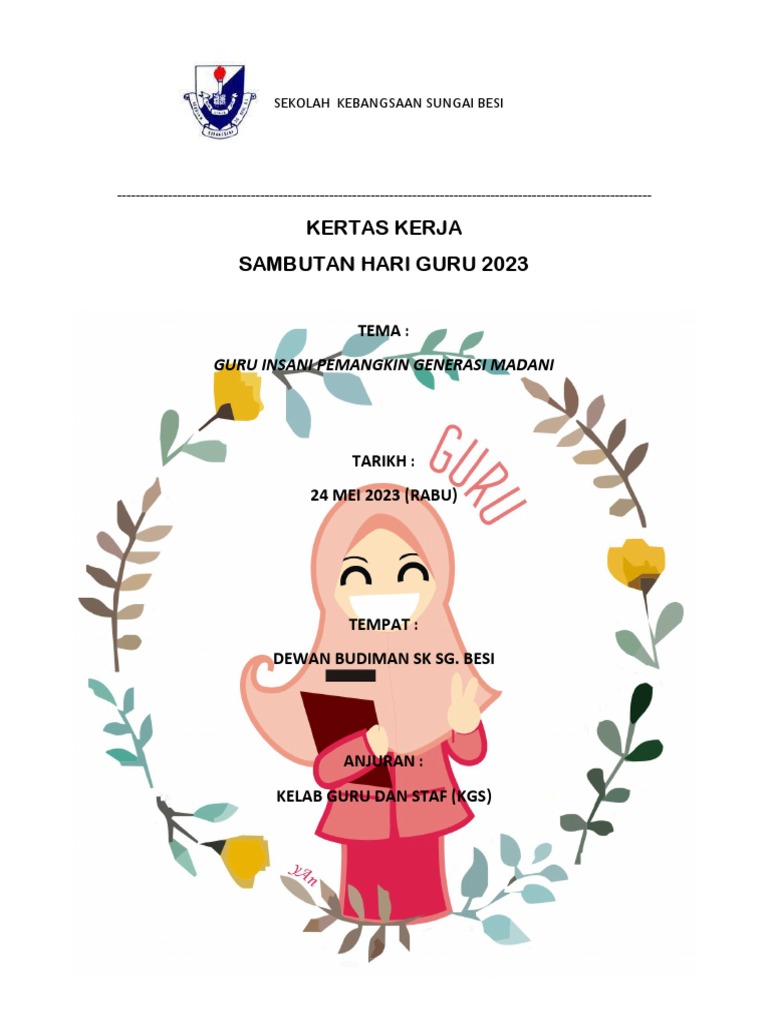 Kertas Kerja Hari Guru 2023 | PDF