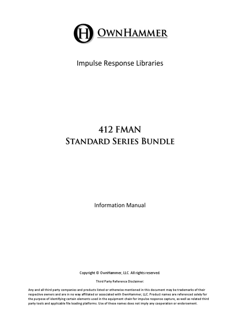 412 FMAN Standard Series Bundle | PDF | Microphone | Sound Recording