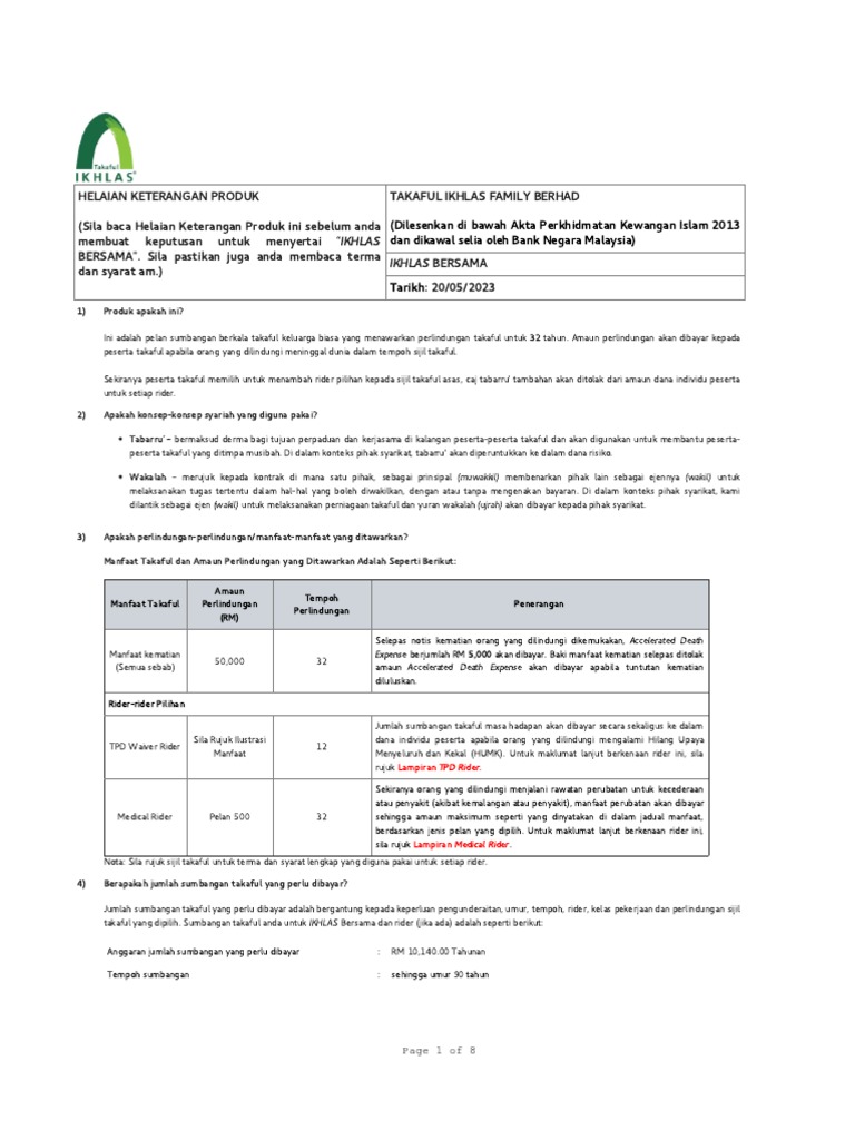 Bersama Pds Form Bm-Bersama Pds Form BM | PDF