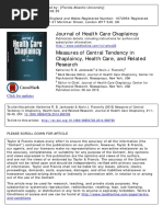 The Session Rating Scale PDF | PDF | Psychotherapy | Clinical Psychology