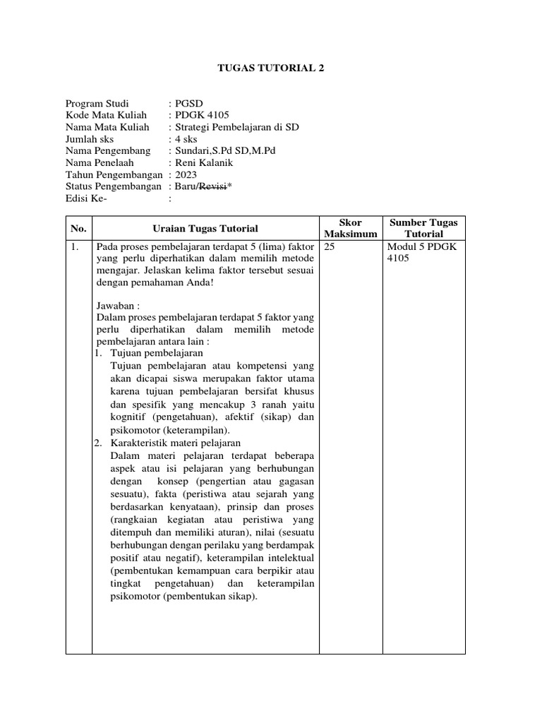 Sesi 5 Tugas Tutorial 2 | PDF