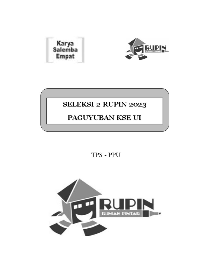 PPU - Seleksi 2 TPS | PDF | Ilmu Sosial | Komputer