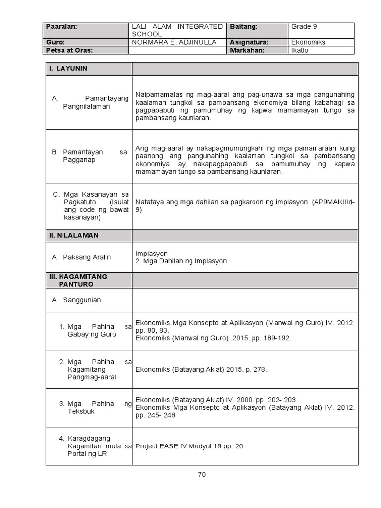 G9 Arapan Week 4.2 | PDF