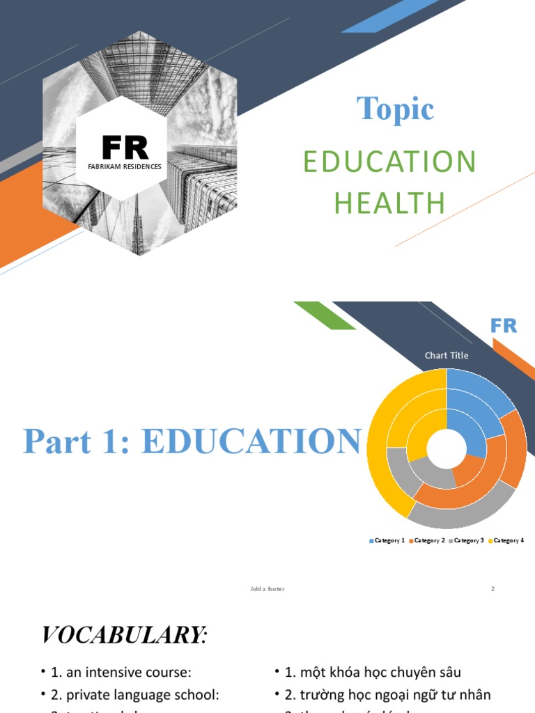 Topic Speaking Part 1 Education and Health | PDF