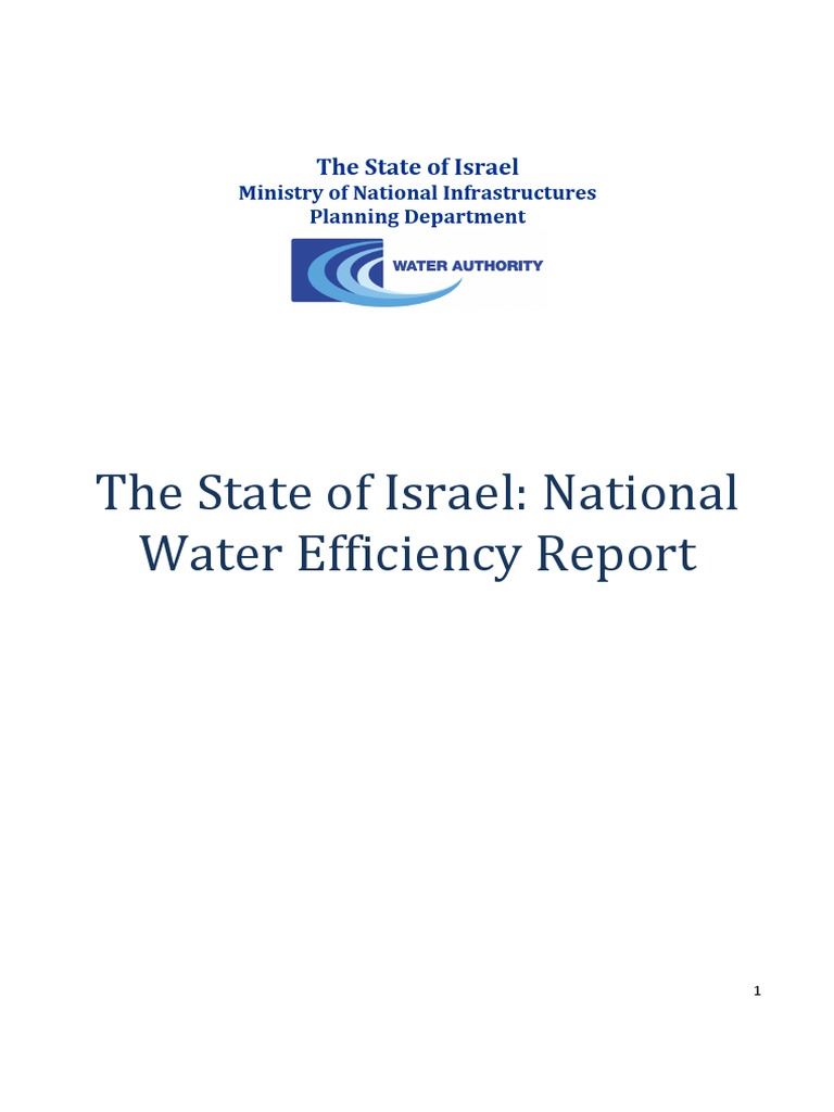 Water Efficiency Report | PDF | Water Supply | Water