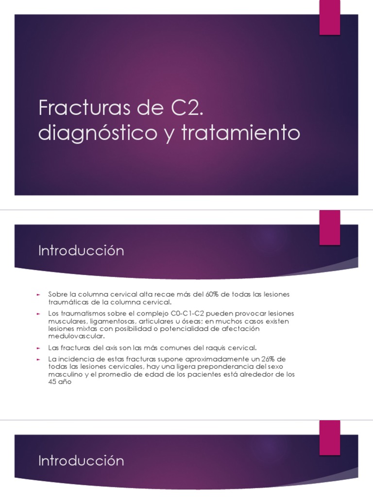 Fracturas de C2 | PDF