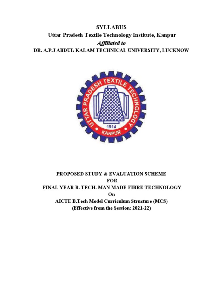 Final - Year - B.Tech - MMFT 2021-22 | PDF | Entrepreneurship | Textiles