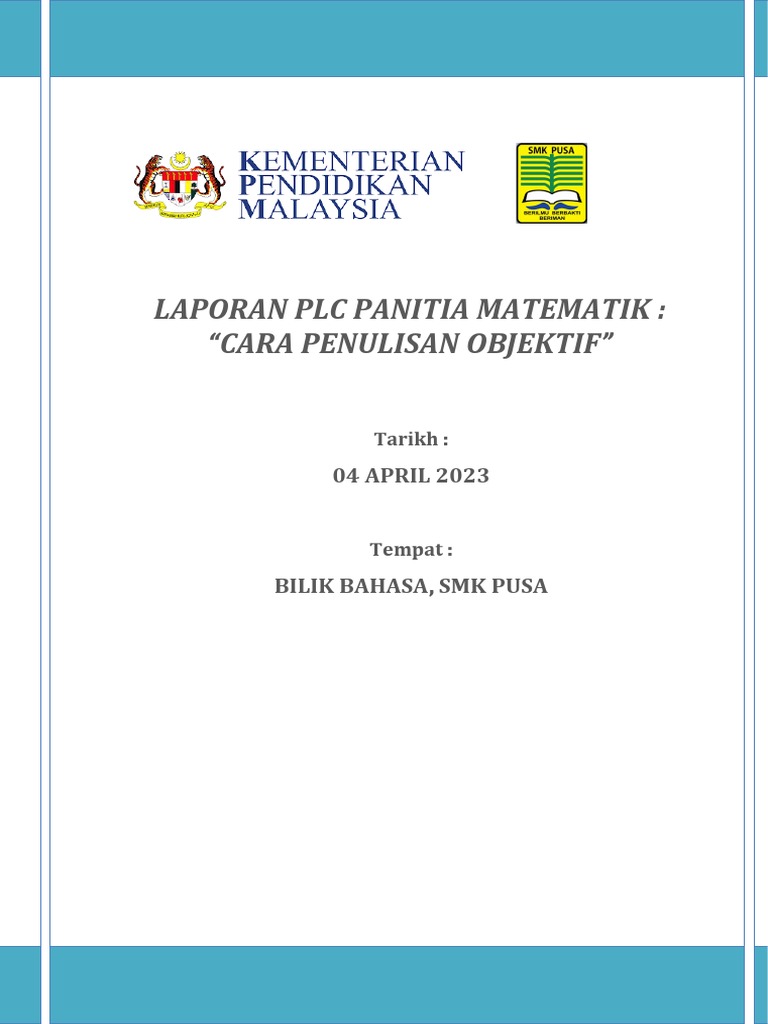Laporan Plc 1 (04 April 2023) | PDF