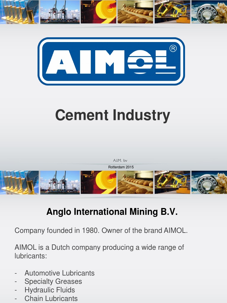 AIMOL Cement Industry | PDF | Mill (Grinding) | Cement