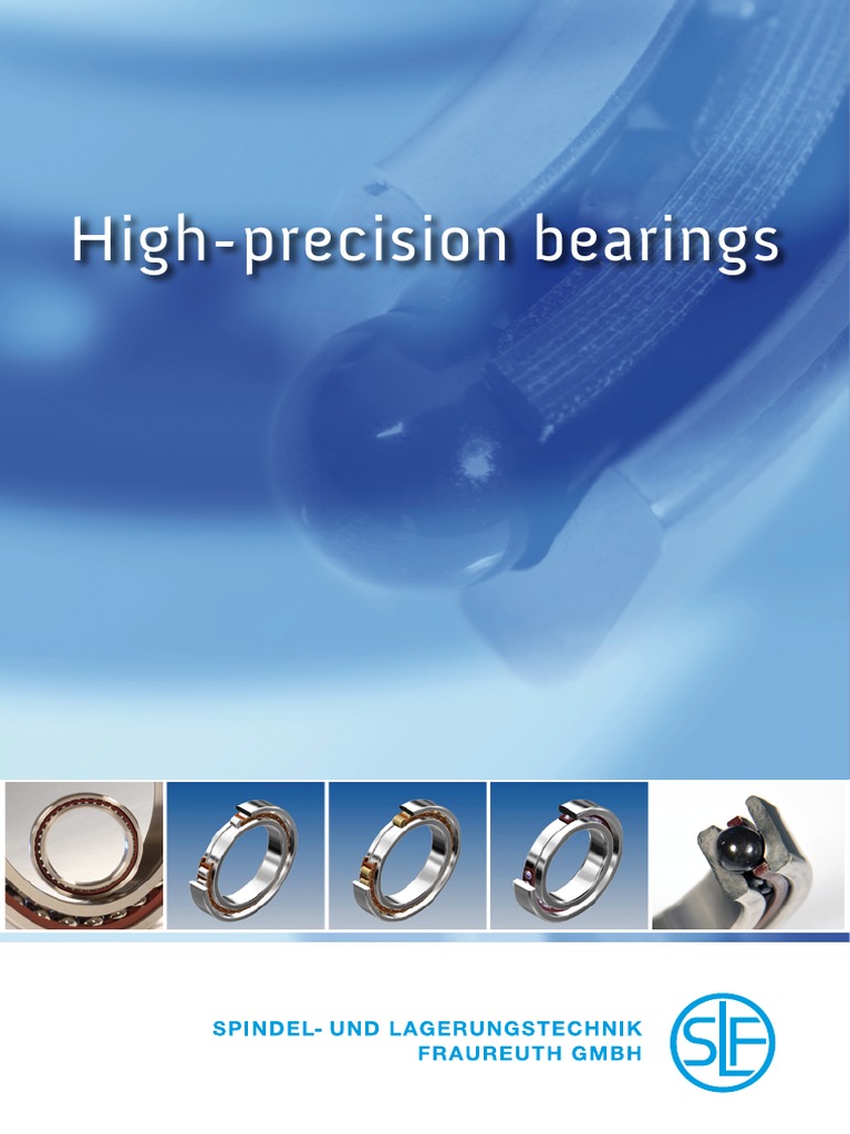 SLF High-Precision Bearings Overview | PDF | Bearing (Mechanical ...