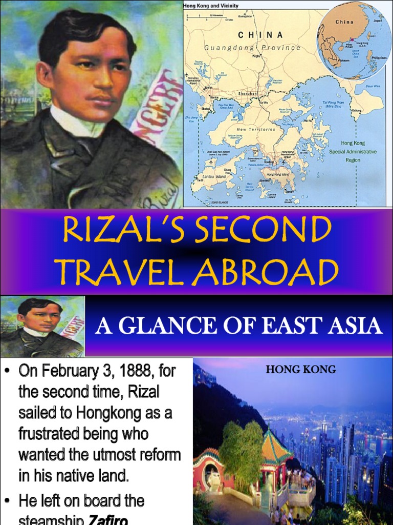 Rizal's Second Travel Abroad | PDF | Hong Kong | Philippines
