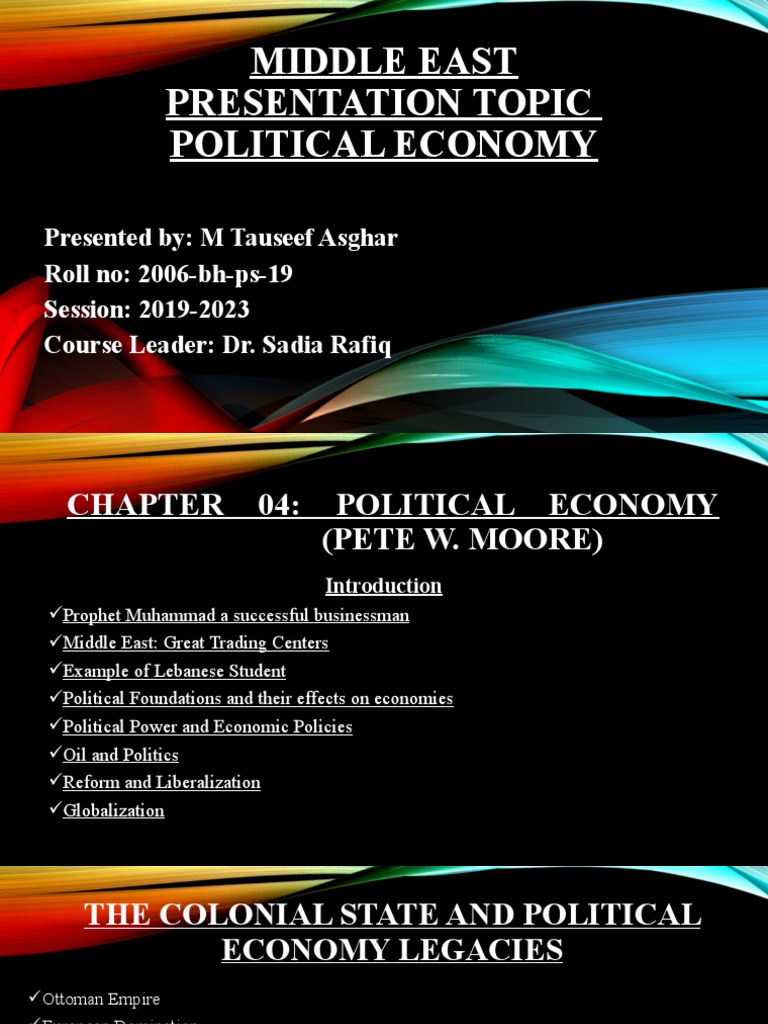 Middle East Political Economy Overview | PDF | Finance & Money ...