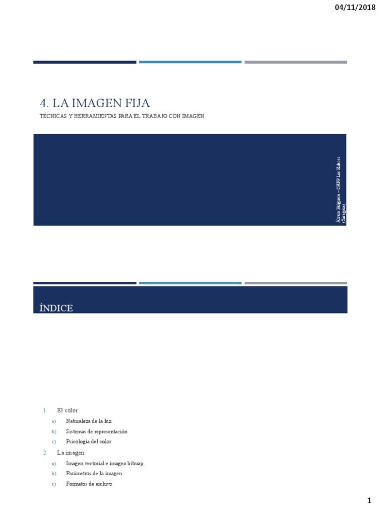 Unidad Didáctica 2. Parte 4. Diapositivas | PDF | Color | Ligero