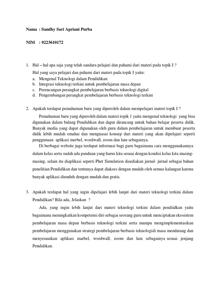 Topik1 AksiNyata PBT | PDF