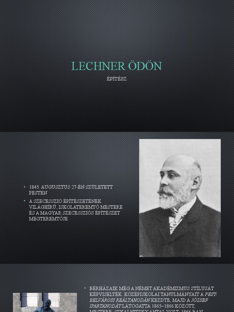 Lechner Ödön | PDF