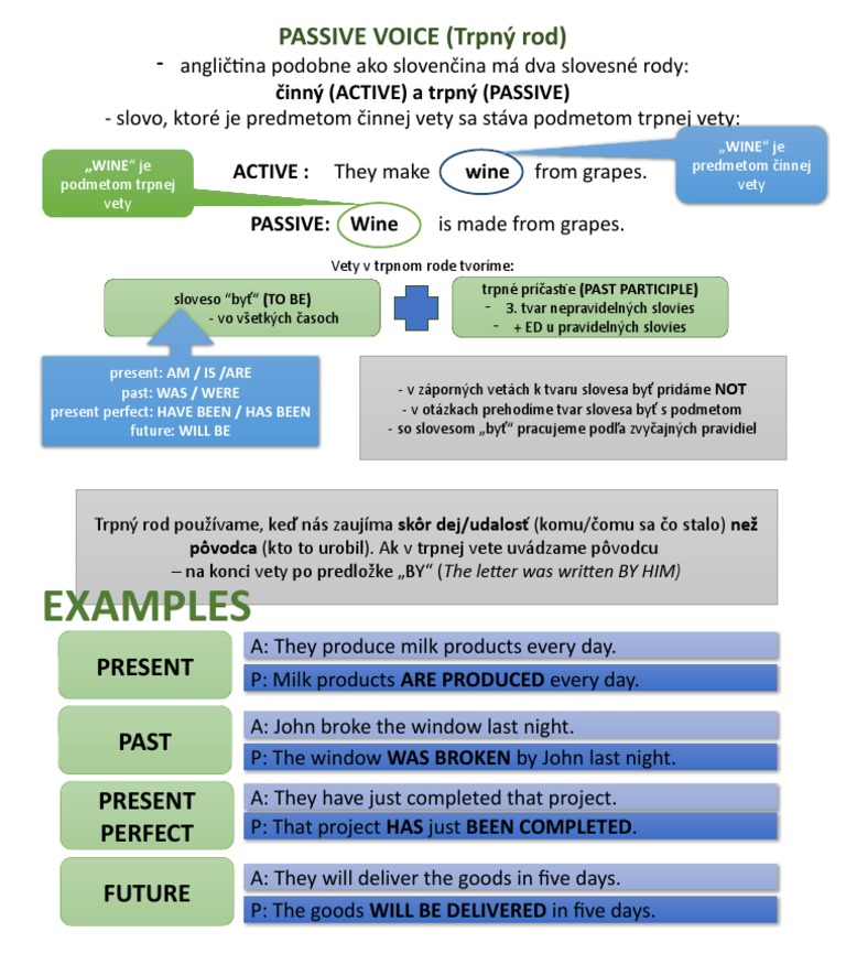 Project 4 - Unit 5 - PASSIVE VOICE (Grammar) | PDF