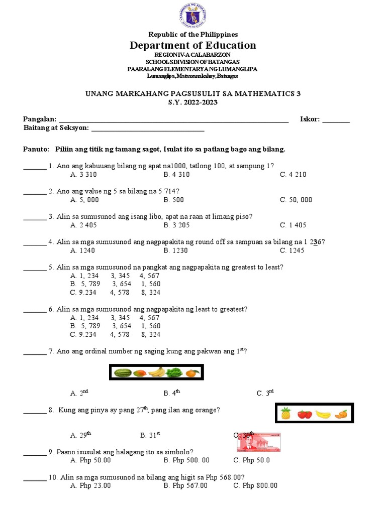 Math3 Perio | PDF
