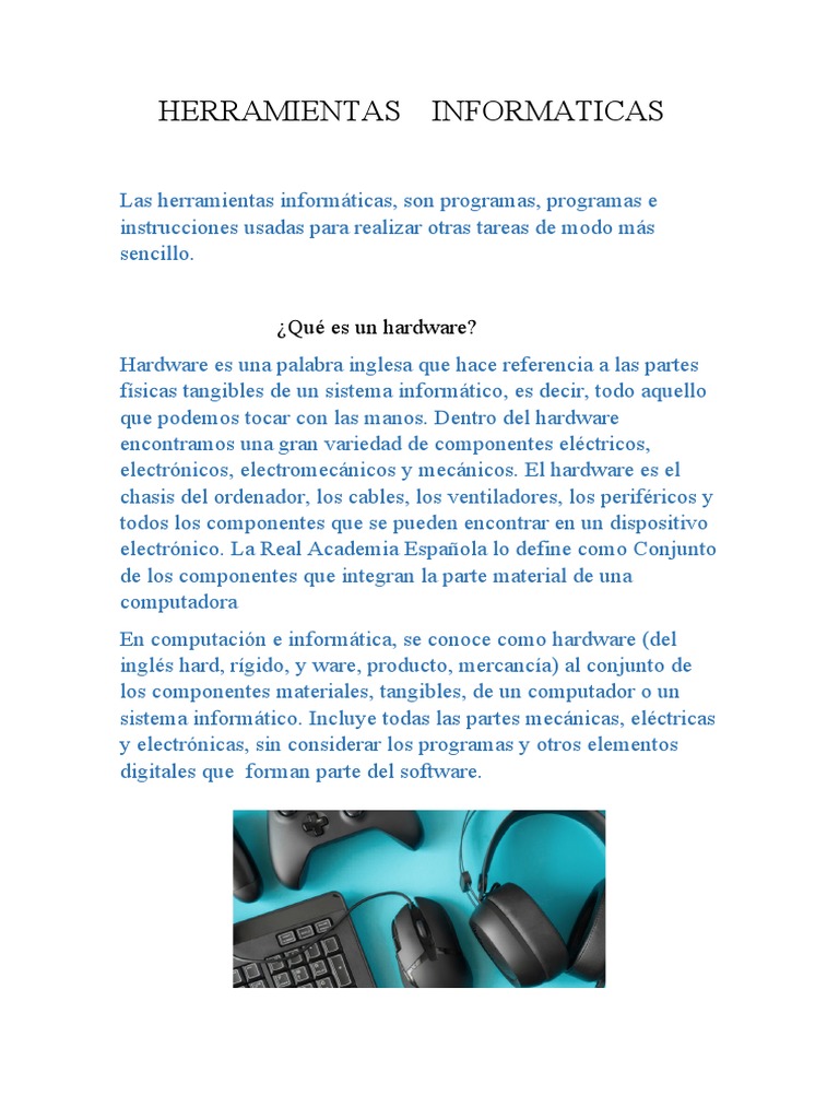 Herramientas Informaticas | PDF