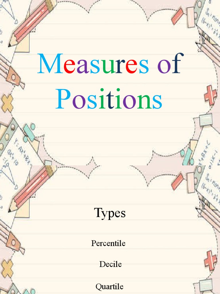 Measures Of Position Definition