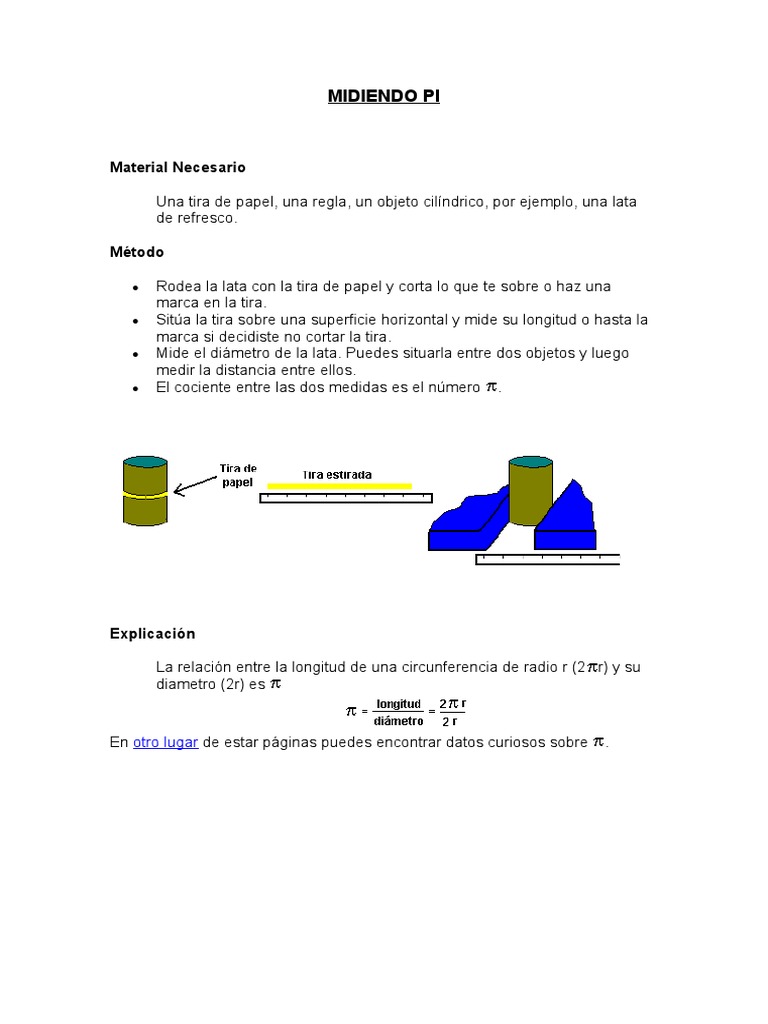 Cómo Calcular Pi | PDF