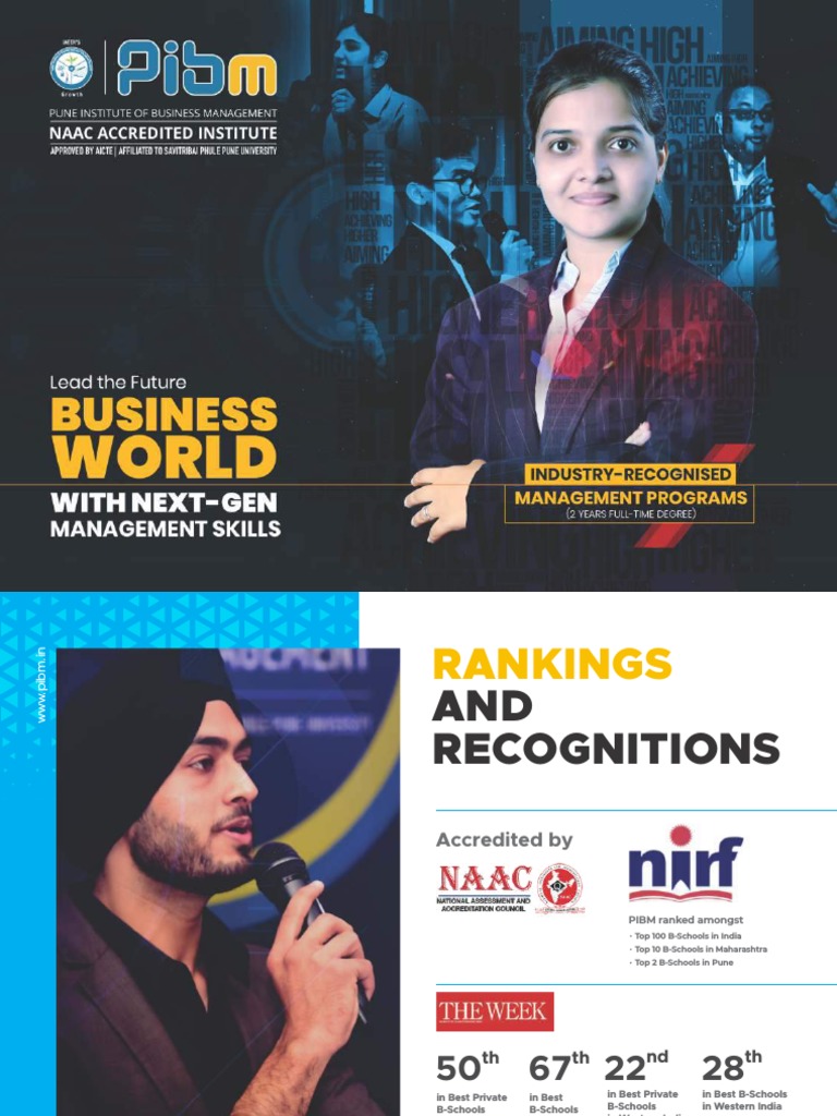 PIBM Prospectus 2023-25 | PDF | Analytics | Educational Technology