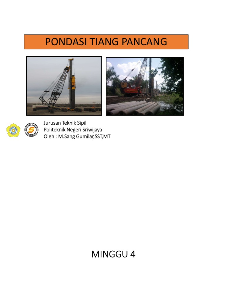 Materi Fondasi Dalam 2 | PDF | Teknologi & Rekayasa