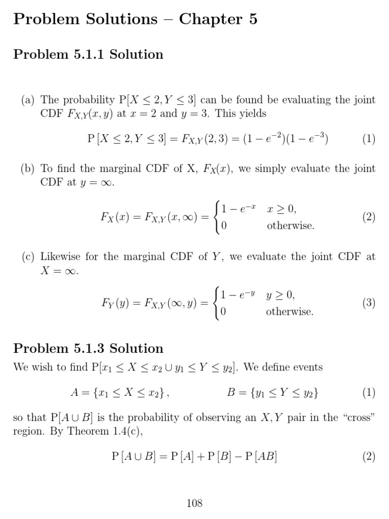 Probability and Stochastic Processes (5~8장) | PDF | Probability Density Function | Statistical ...