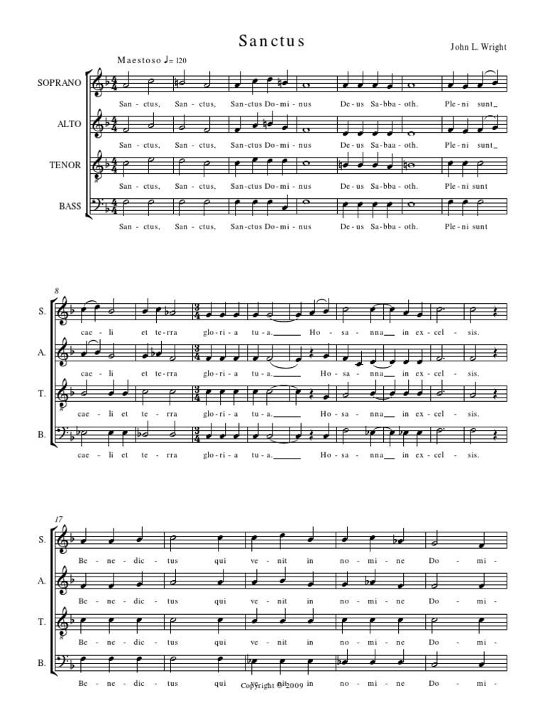 Sanctus (Missa Laetare) | PDF