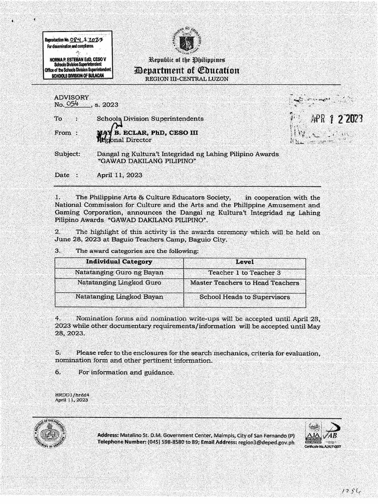 Reproduction No. 084 S. 2023 | PDF