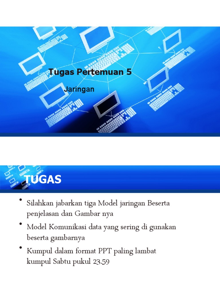 Tugas Pertemuan 5 Jaringan Dan Komunikasi Data | PDF