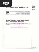 Iso 4406 | PDF | International Organization For Standardization