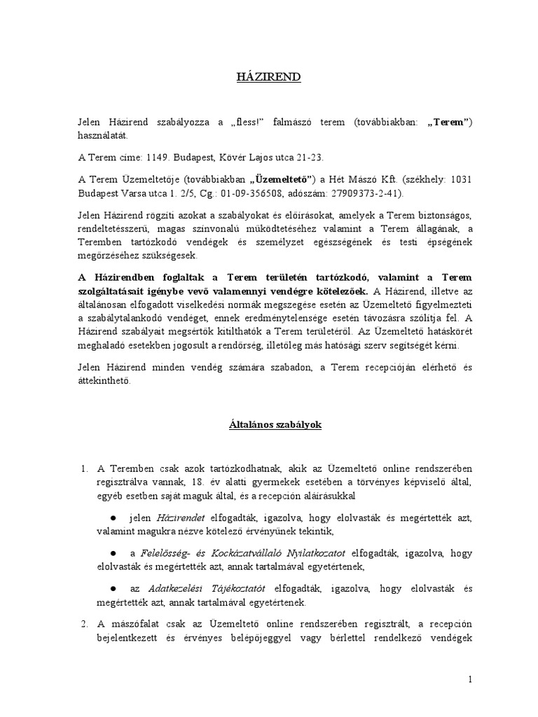 Hazirend Fless | PDF