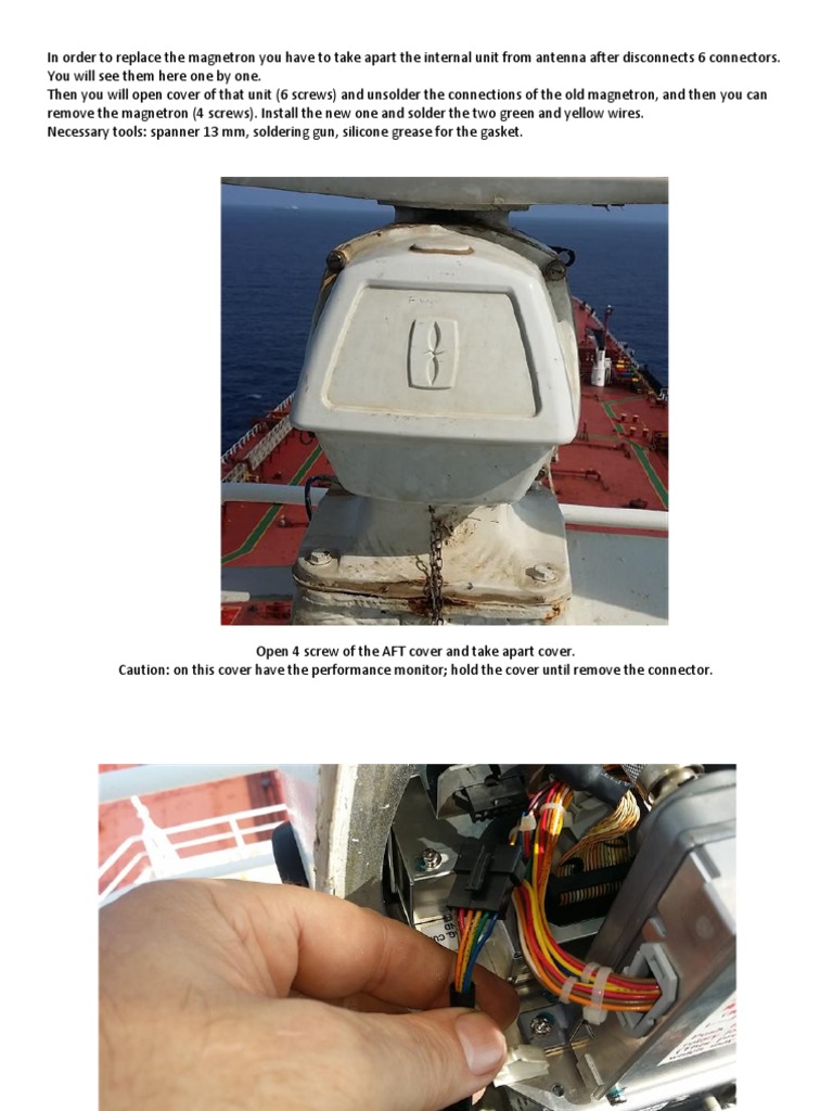 X-Band Radar FURUNO FAR 2827 Magnetron Replacement | PDF | Teaching ...