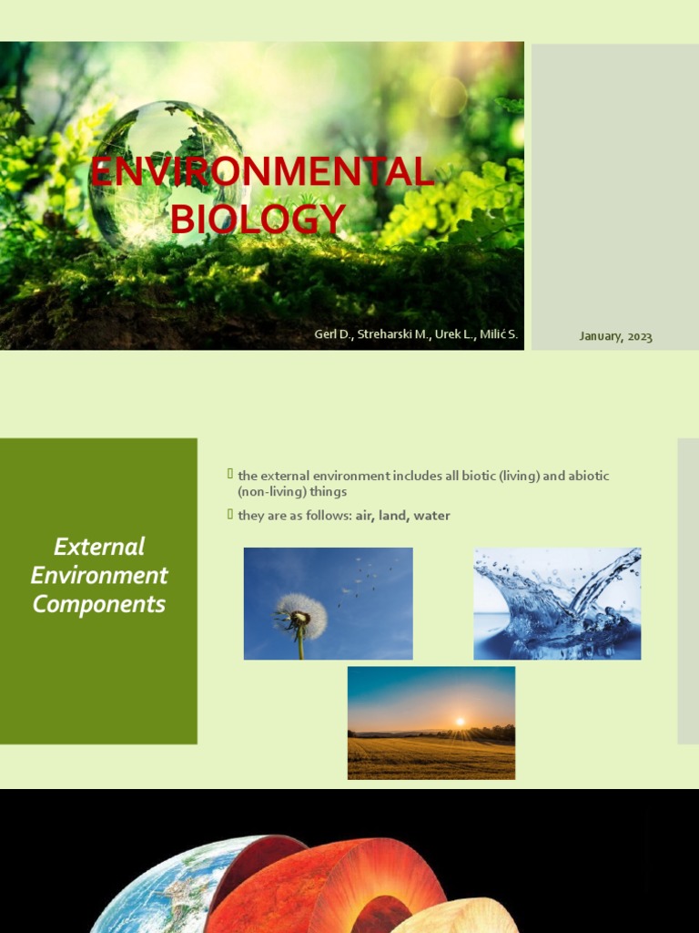 Environmental Biology | PDF | Natural Environment | Ecosystem