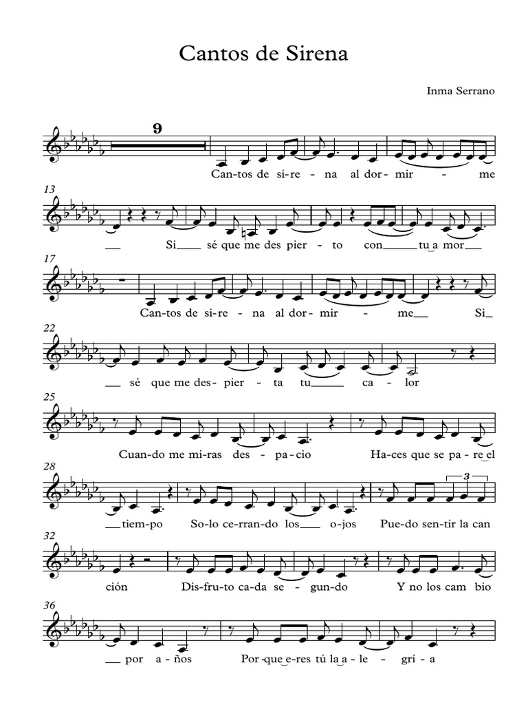 Cantos de Sirena Violín | PDF