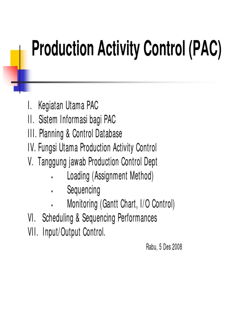 Pengepro 11 Productionactivitycontrol 2008 | PDF