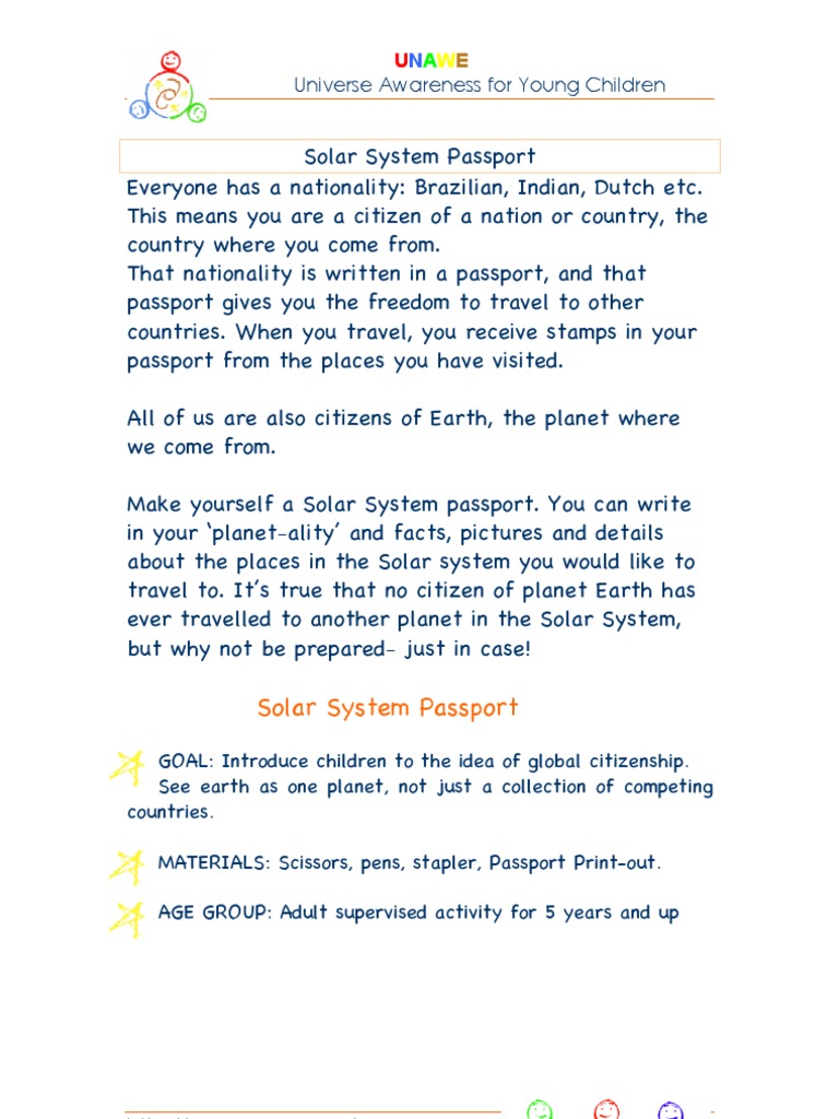 Create Your Solar System Passport | PDF | Neptune | Asteroid